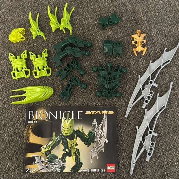 Lego Bionicle | Toys | Lego Bionicle Stars Gresh 717 Complete With ...